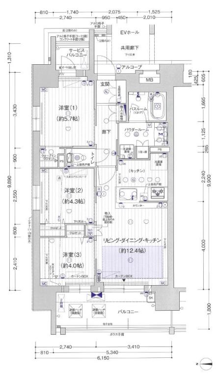 3LDK Apartment For Rent in Aichi Nagoya-shi Kita-ku - Best-Estate.jp ...